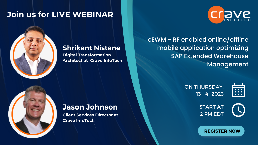 cEWM - RF enabled online/offline application optimizing SAP EWM